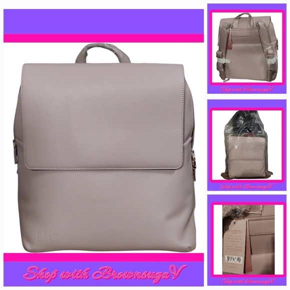 BEIS | Bags | Beis X Wicked Backpack In Wicked Pink Nwt | Poshmark